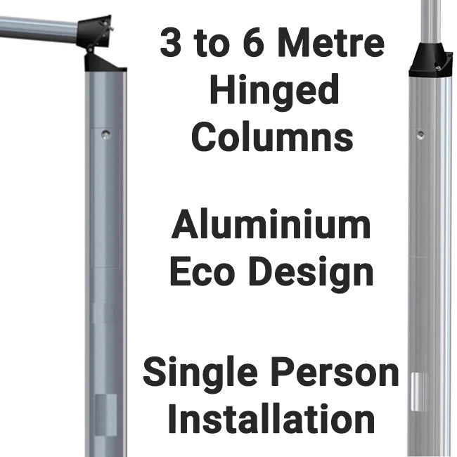 Aluminium Mid-Hinged Eco Columns 3 to 6 Metres | Buy from Wydels
