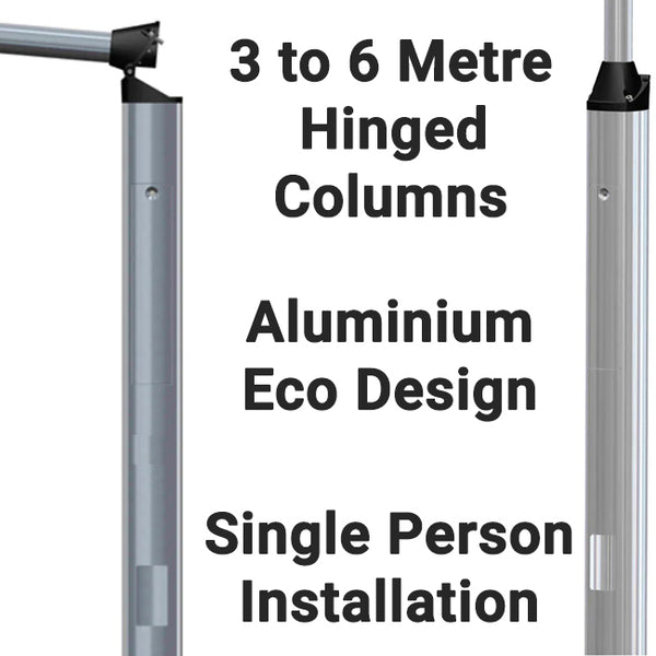 Aluminium Mid-Hinged Eco Columns 3 to 6 Metres | Buy from Wydels