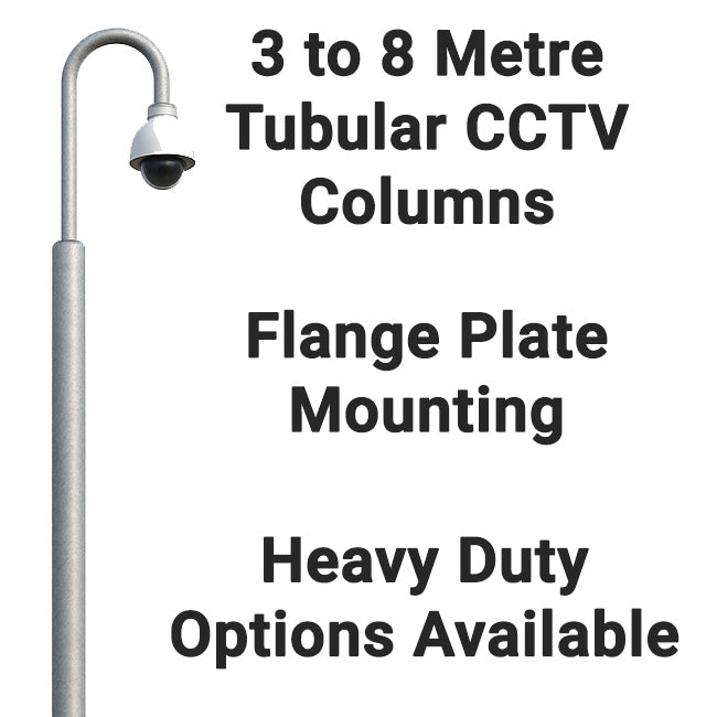 CCTV Fixed Tubular Flange Mounted Columns