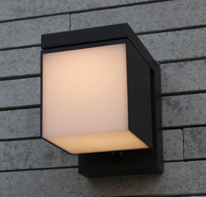 Cuba 9W Solar Wall Light and Garden Studio Light with Motion Sensor ...