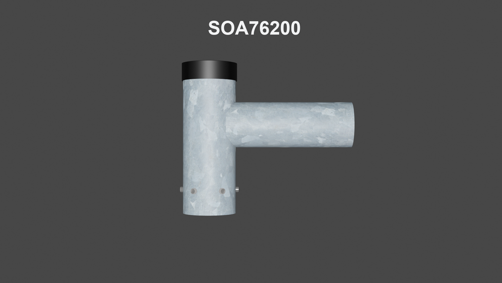 Single Outreach Arm Lantern Bracket - Suitable for 3m to 12m Columns ...