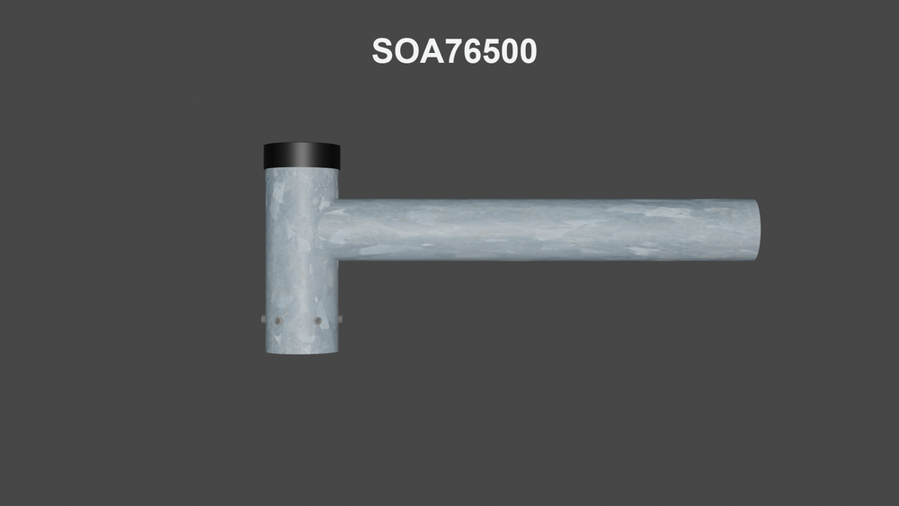 Single Outreach Arm Lantern Bracket - Suitable for 3m to 12m Columns ...